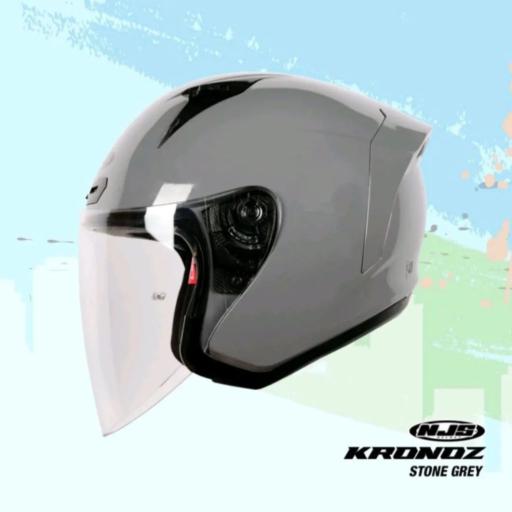 Jual HELM NJS KRONOZ + SPOILER 3D (ORIGINAL FULL SET) | Shopee Indonesia