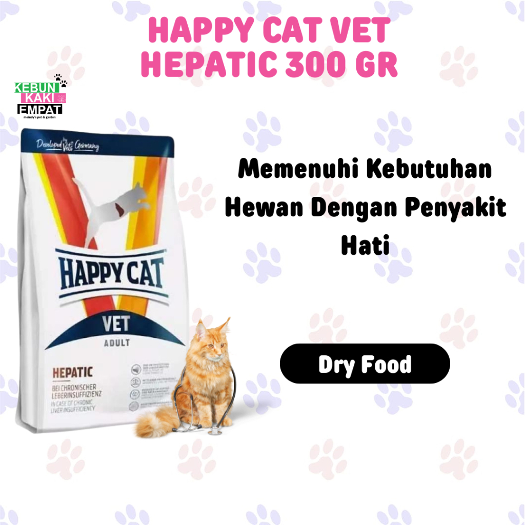 Jual Happy Cat Vet Diet Hepatic 300 gr - Makanan Obat Kucing Khusus ...