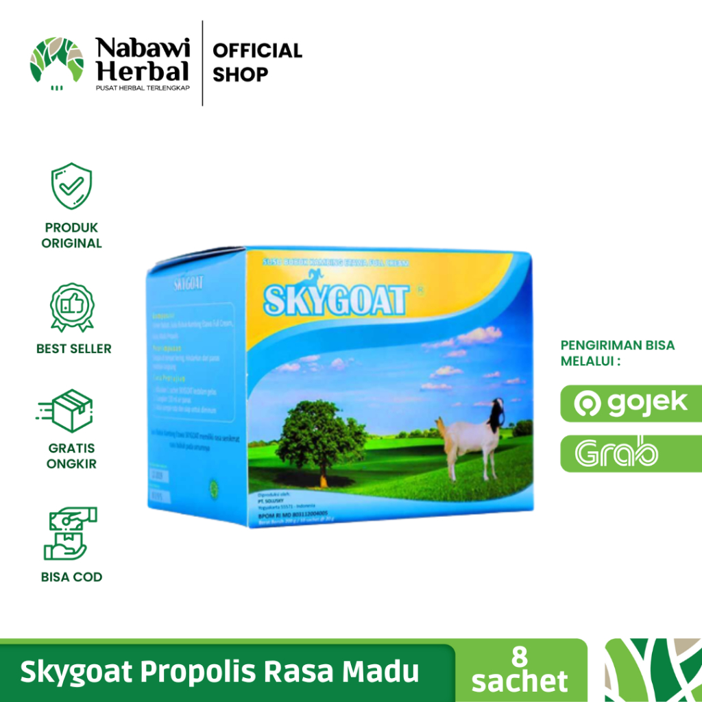 Jual SKYGOAT - Susu Kambing Etawa Bubuk SKY GOAT Vanilla Propolis Rasa ...