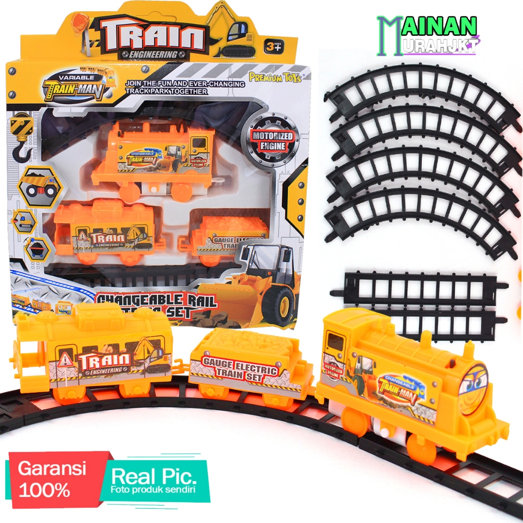 Jual MAINANKEI MAINAN ANAK MURAH KERETA CHANGEABLE TRAIN-MAN PR-17775 ...
