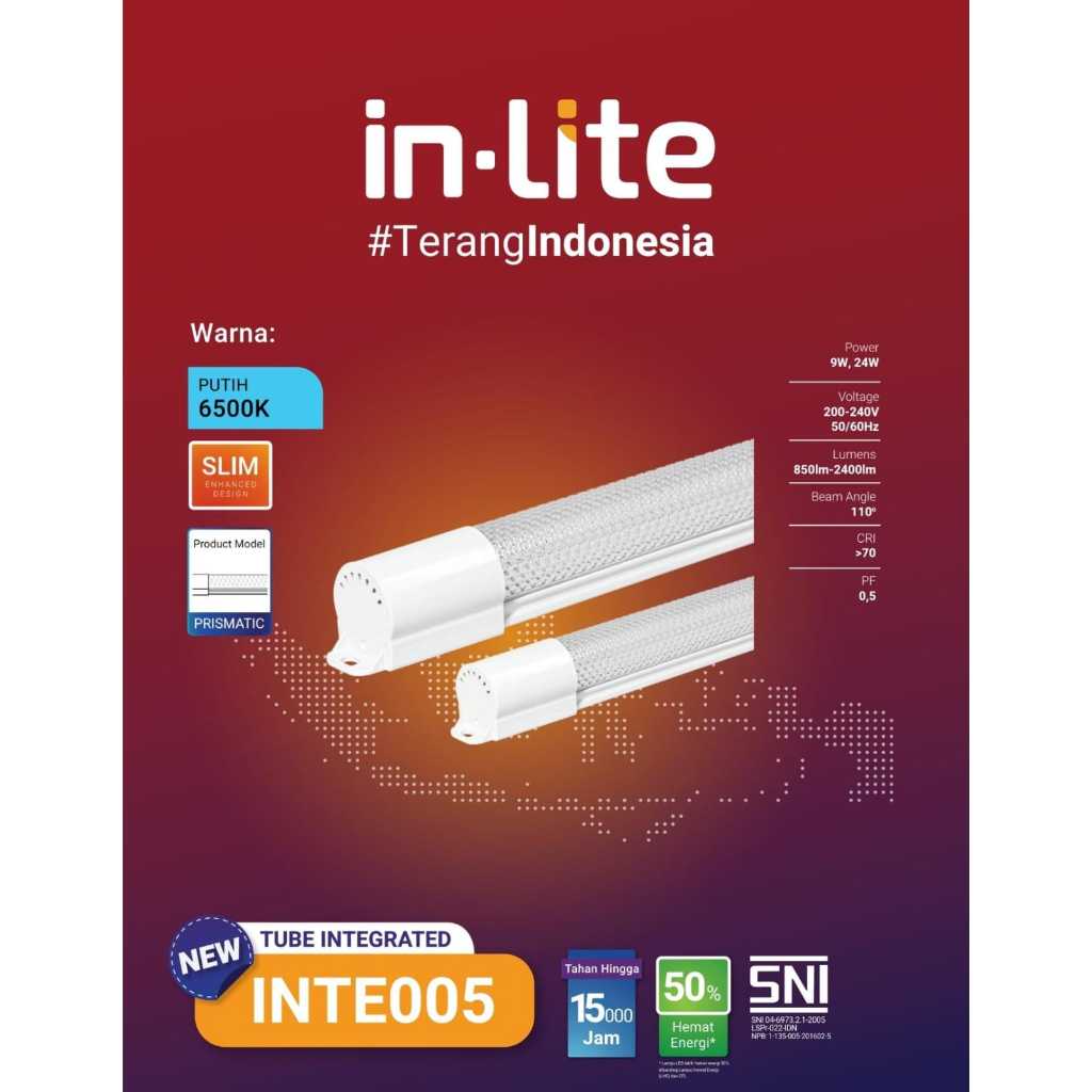 Jual LAMPU IN LITE LED T8 T5 24W PRISMATIC INTEGRATED BOHLAM LED TL INTE005 | Shopee Indonesia