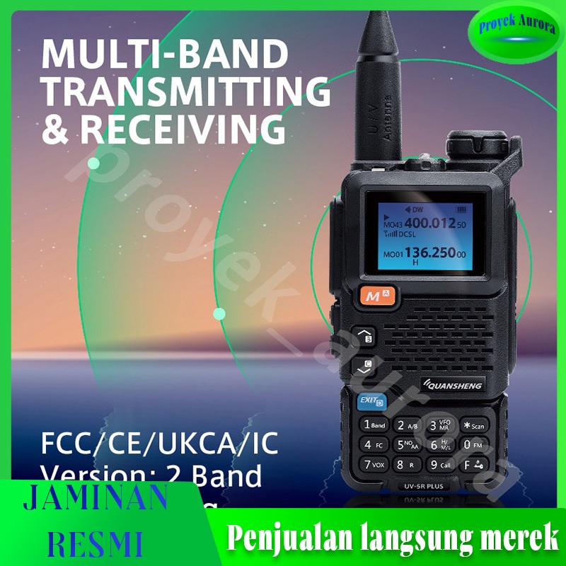 Jual [Flash Sale!!!]Walkie Talkie Jarak Jauh 50km UHF/VHF kekuatan ...