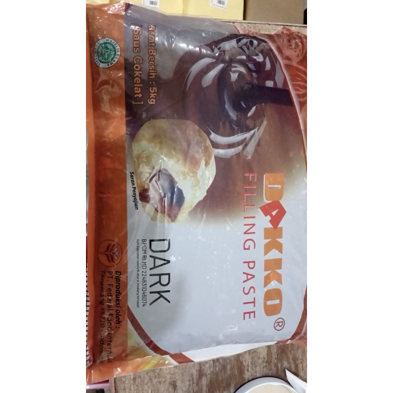 Jual Dakko Chocolate Filling Coklat Filling Isian Roti 1kg | Shopee ...