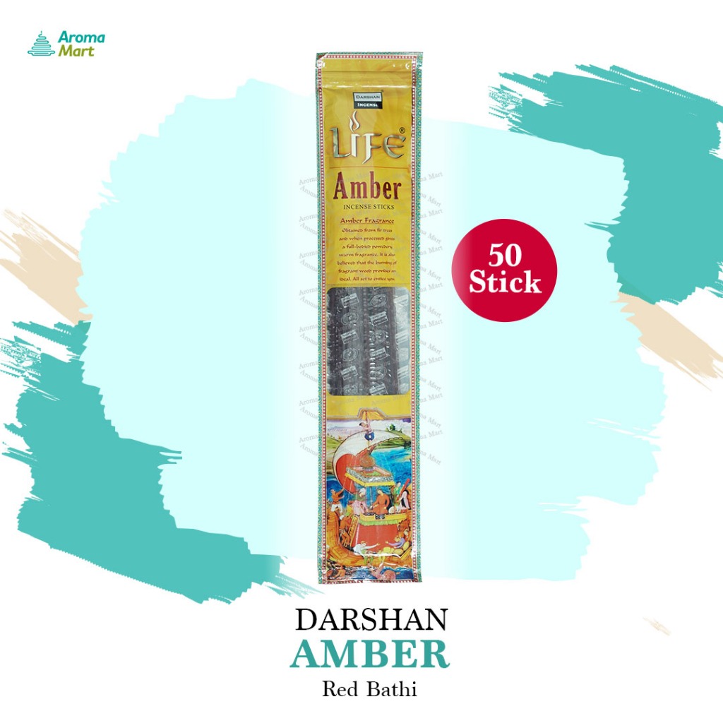 Jual Dupa Stick India Asli Aromaterapi Red Bathi - Darshan Life Amber ...