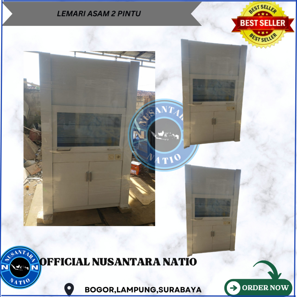 Jual ECO FUME HOOD, Lemari Asam Full HPL 2 Pintu | Shopee Indonesia