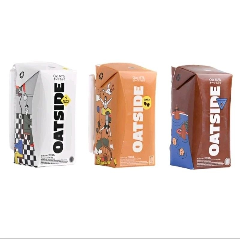 Jual OATSIDE Mini Oat Milk 200ML - Susu Oat Gandum Lactose & Dairy Free ...