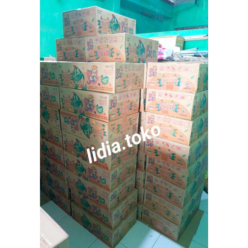 Jual inaco mini jelly sharing bucket, inaco toples kartonan | Shopee ...