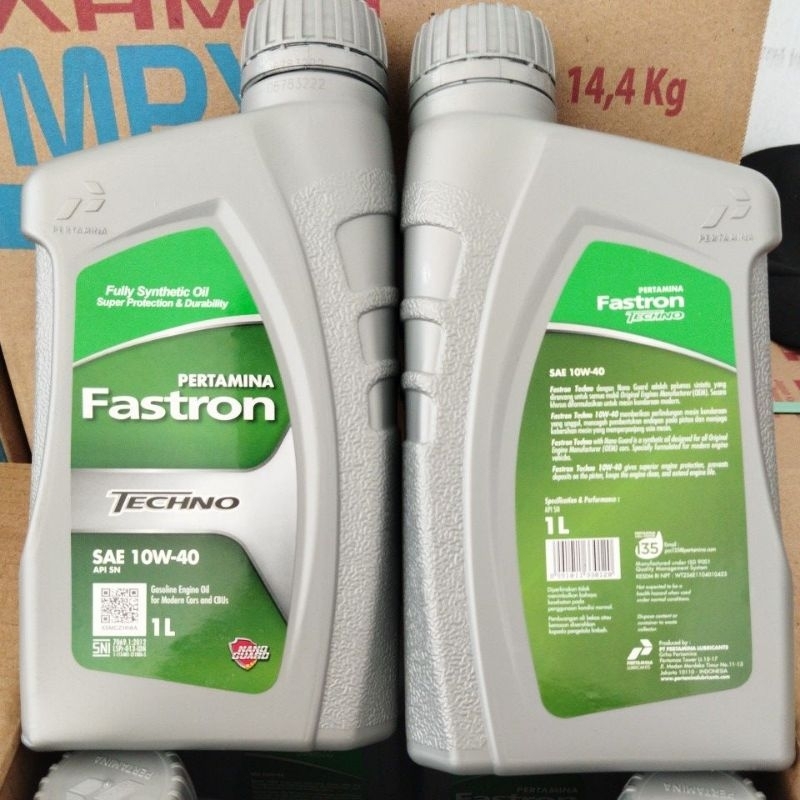 Jual oli fastron techno 1 liter sae 10W-40 6 botol (dus) | Shopee Indonesia