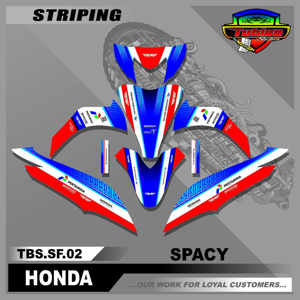 Jual Decal Sticker Full Body Spacy - Decal Sticker Spacy Motif ...