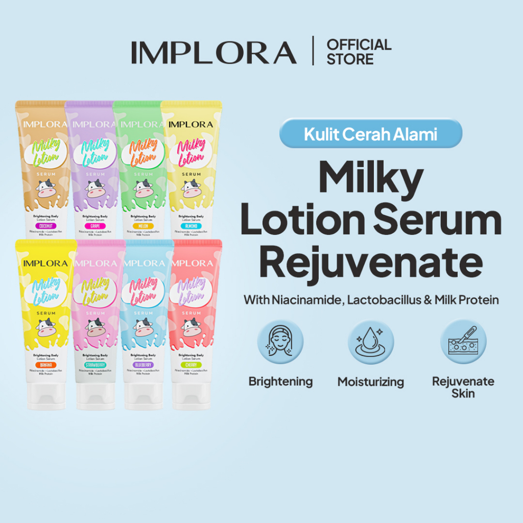 Jual IMPLORA Milky Lotion Serum 50g | Shopee Indonesia