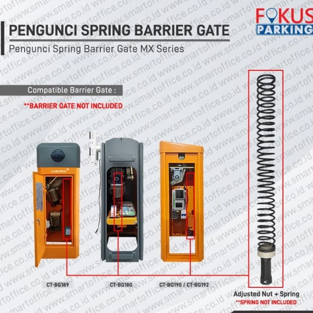 Jual Pengunci Spring Barrier Gate Mx50 Mx80 Mx90 Mx92 Portal Parkir 