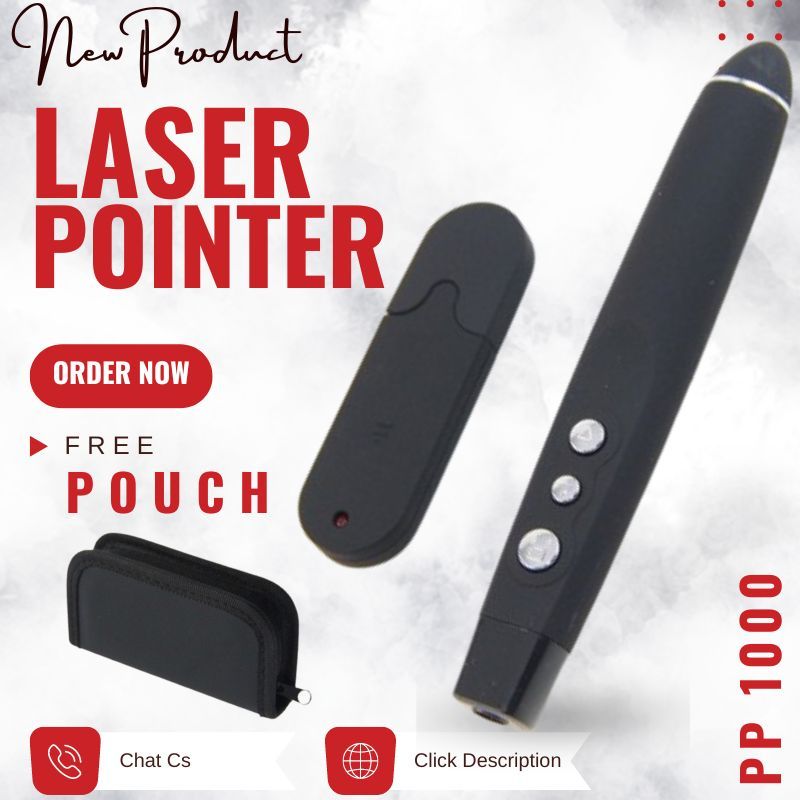 Jual Laser Pointer PP 1000 / Wireless Presenter PP1000 | Shopee Indonesia