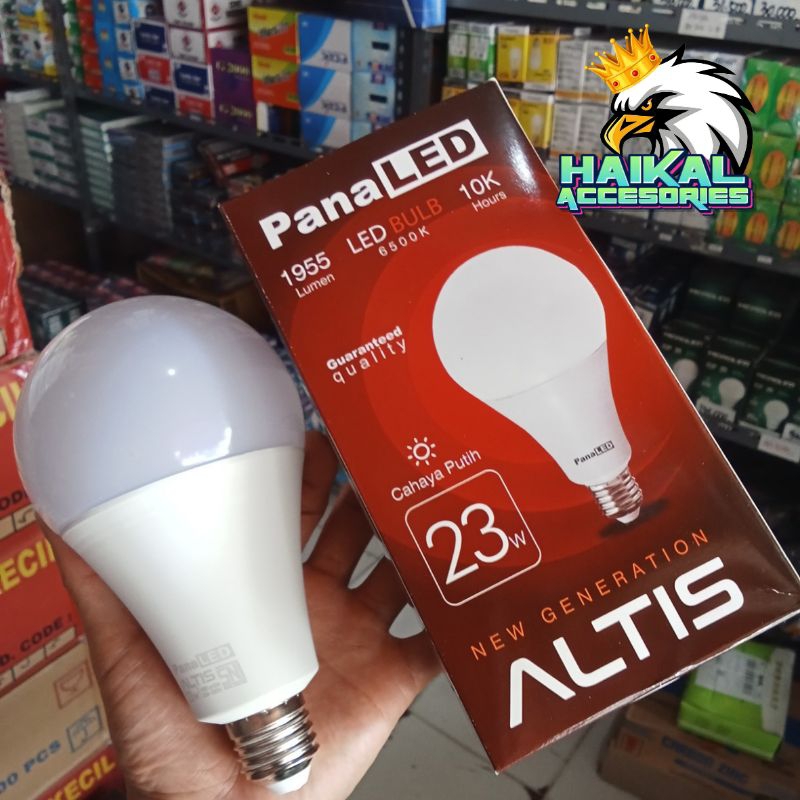 Jual lampu LED BULB PANALED ALTIS 23 Watt Garansi 1 Tahun | Shopee ...