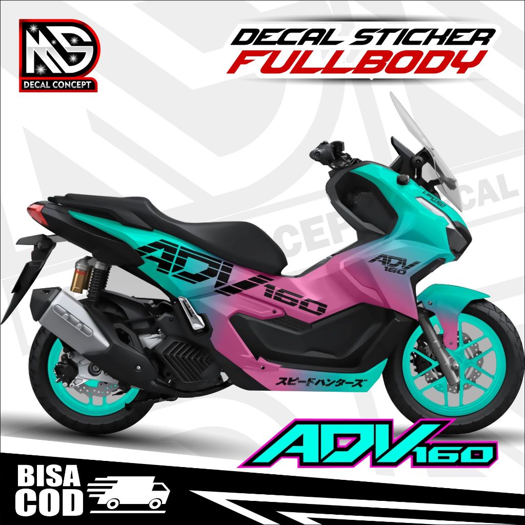 Jual Decal stiker ADV 160 Fullbody Stiker ADV 160 Fullbody Bunglon ...