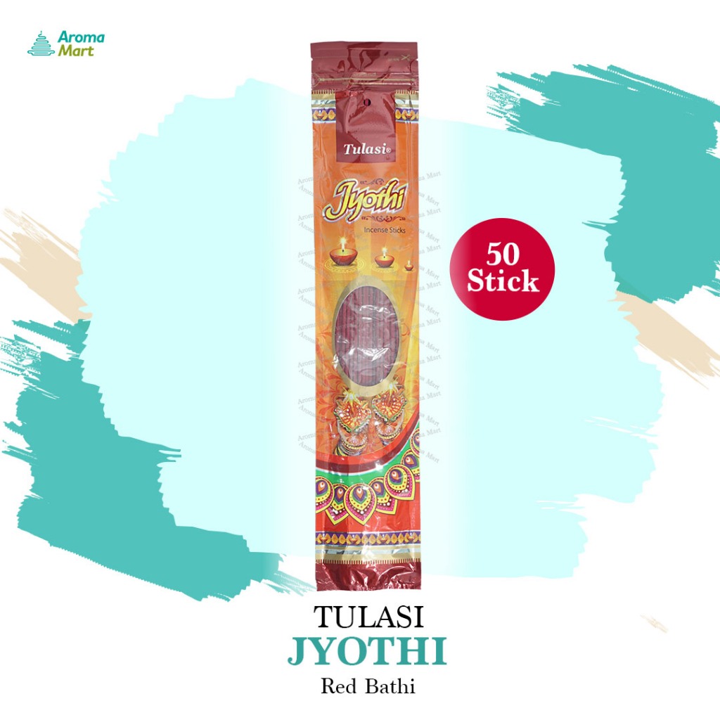 Jual Dupa Stick India Asli Aromaterapi Red Bathi - Tulasi Jyothi 50 ...