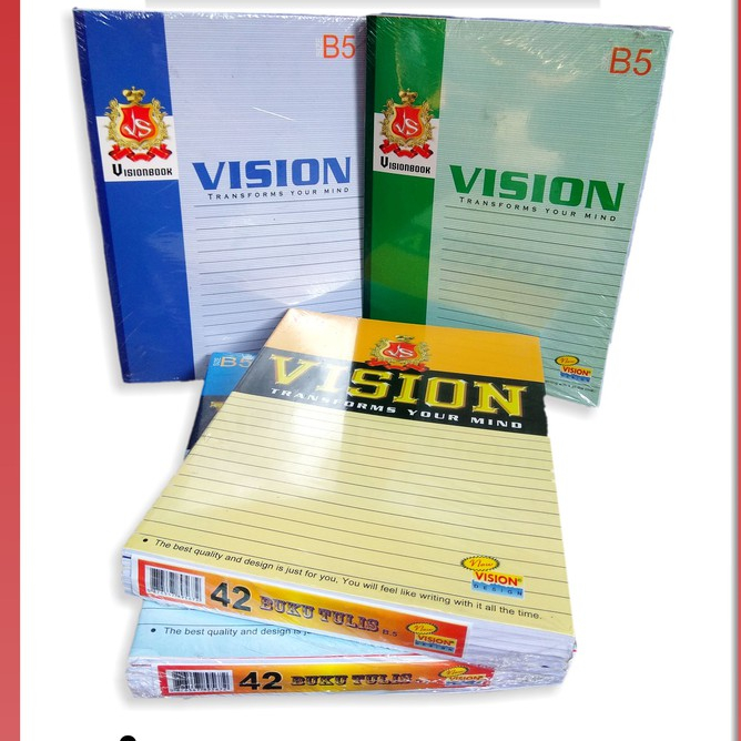Jual VISION BUKU TULIS B5 42 LEMBAR | Shopee Indonesia