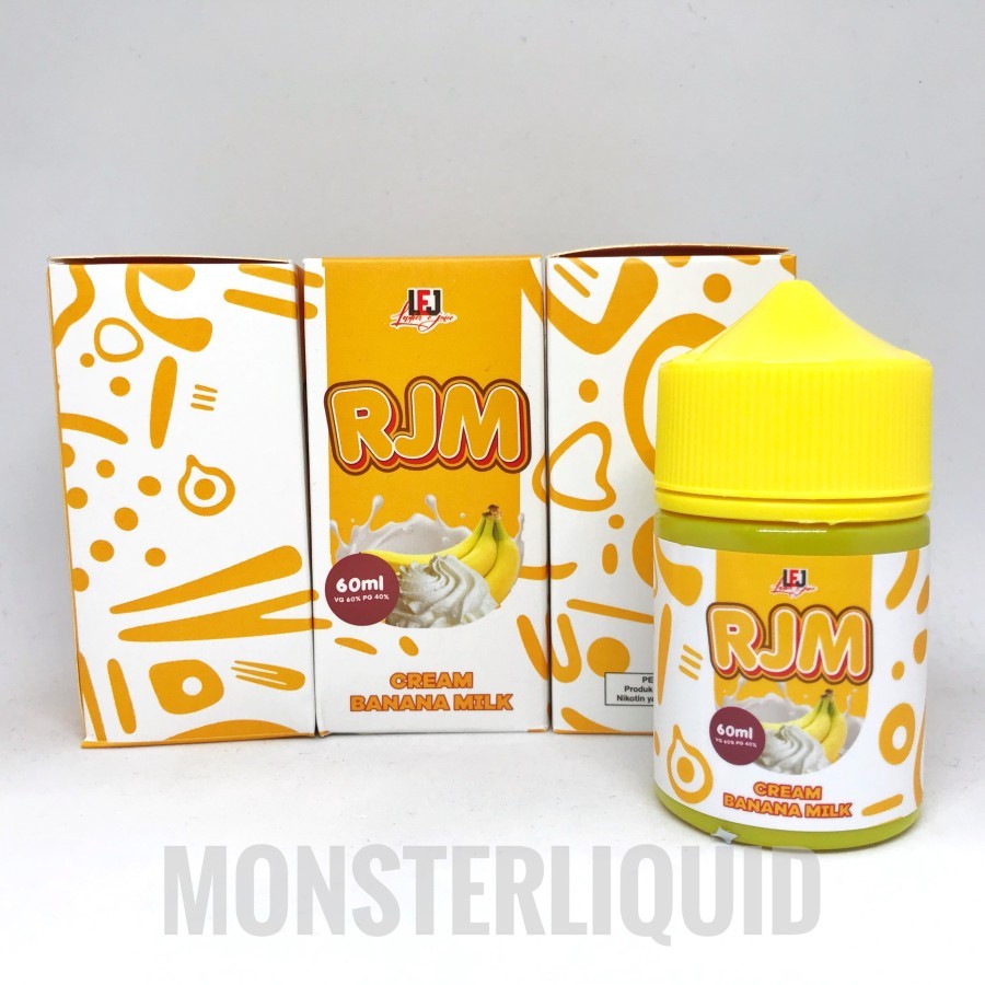 Jual RJM CREAM BANANA MILK BY LADIES EJUICE 3MG 6MG 9MG 60ML | Shopee ...