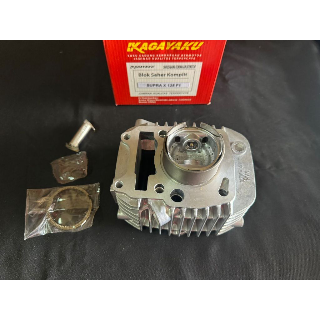 Jual Silinder Blok + Seher Kit / Kas + Piston Honda Supra X 125 FI ...