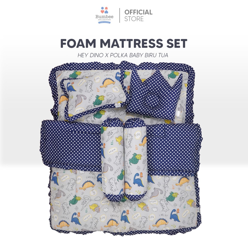 Jual [BIG SALE] Bumbee Collection - Kasur Baby Foam Mattress Set READY ...