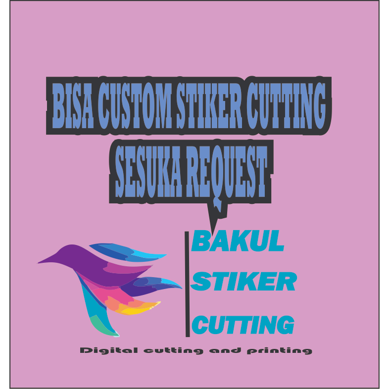 Jual CUSTOM STIKER CUTTING,LOGO,EMBLEM,TULISAN | Shopee Indonesia