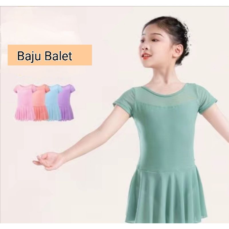 Jual Day Dance Baju anak impor dress perempuan modern dance leotard ...