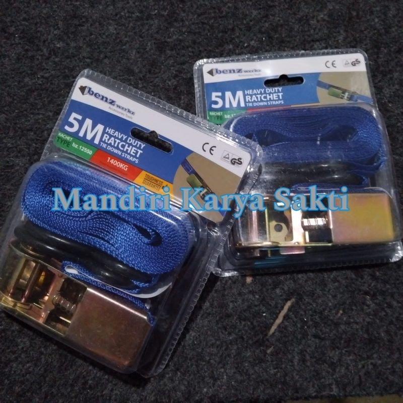 Jual Tali Pengikat Barang 1" x 5 Meter | Heavy Duty Rachet Tie Down ...