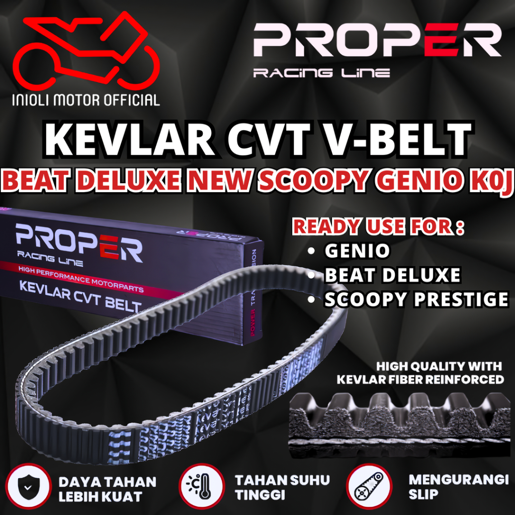 Jual VANBELT VBELT KEVLAR PROPER RACING LINE ADV PCX VARIO STYLO BEAT ...