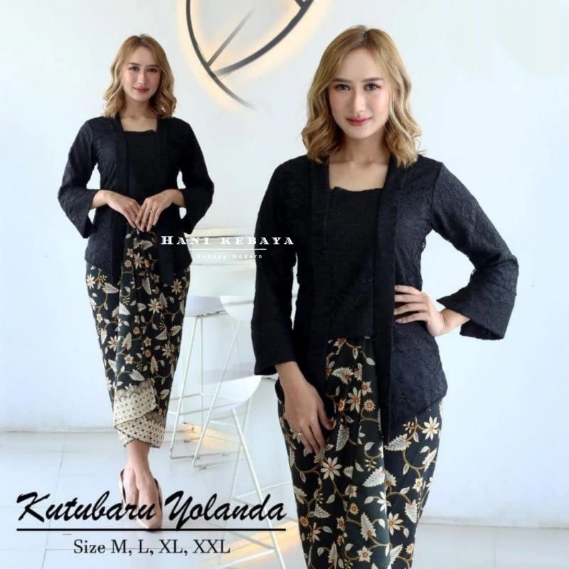 Jual Set Kebaya KutuBaru Kebaya Wisuda Rok Lilit Kebaya Modern Brokat Kebaya Lamaran Kebaya ...