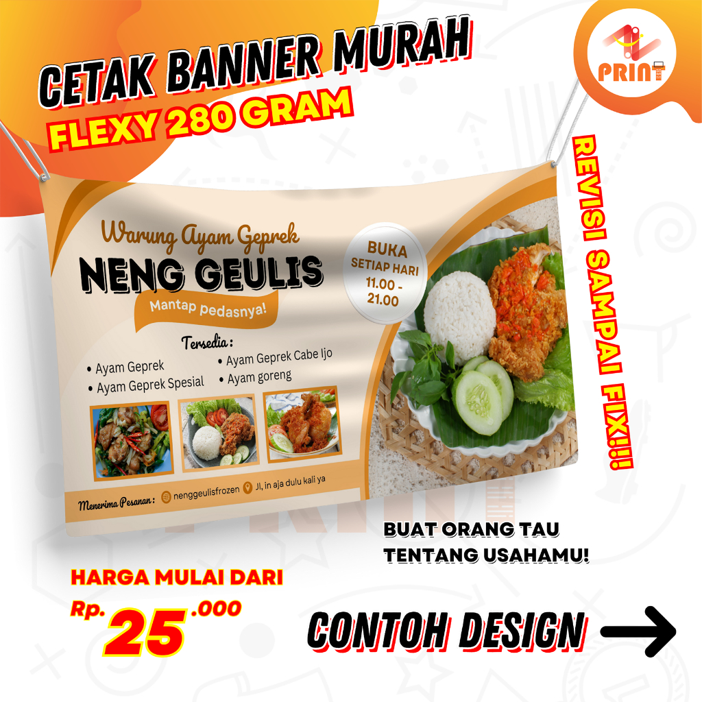 Jual CETAK BANNER MURAH DAN BISA REQUEST DESIGN, REVISI SAMPAI FIX ...