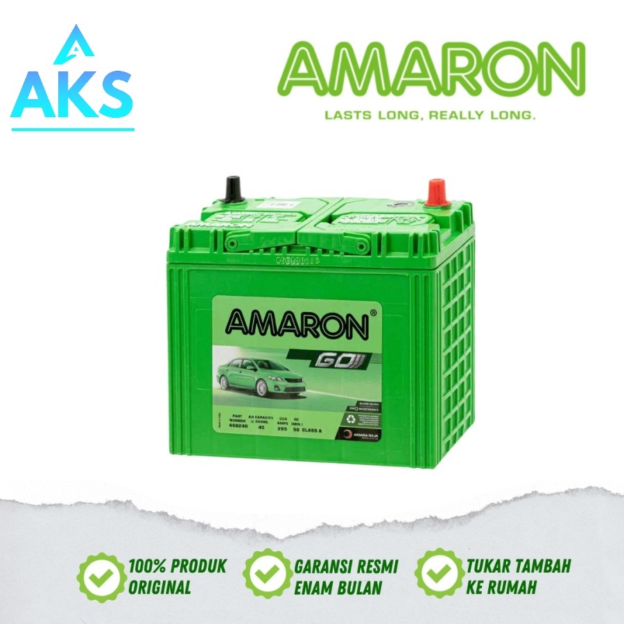 Jual Aki Mobil Toyota Avanza Amaron GO 46b24r Aki Kering 12v 45ah NS60 | Shopee Indonesia