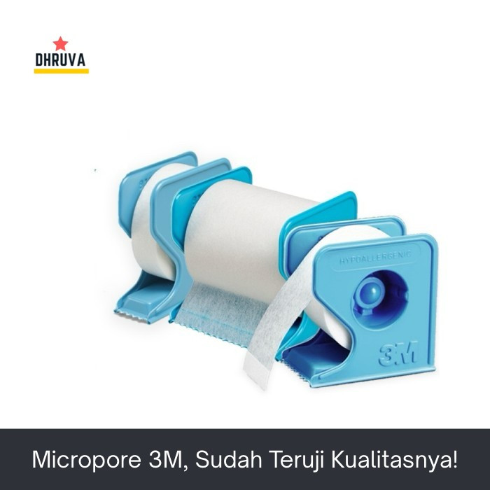 Jual Plester Micropore 3M Surgical Tape Putih Pembalut Luka 2 Inci ...