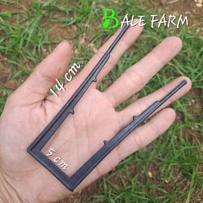 Jual pasak penjepit mulsa 14cm 1 kg sujen mulsa | Shopee Indonesia