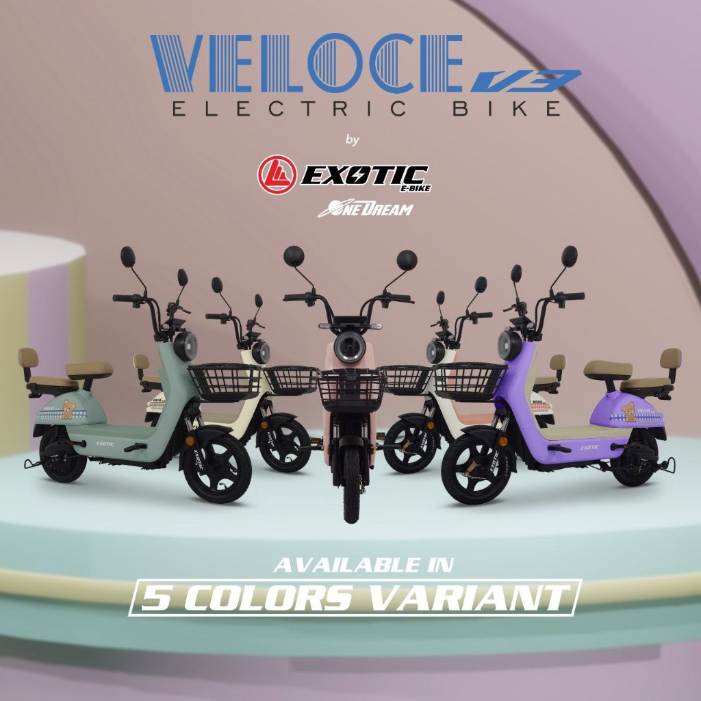 Jual Sepeda Listrik Exotic Veloce 1.6 & veloce v3 48v/12ah | Shopee ...