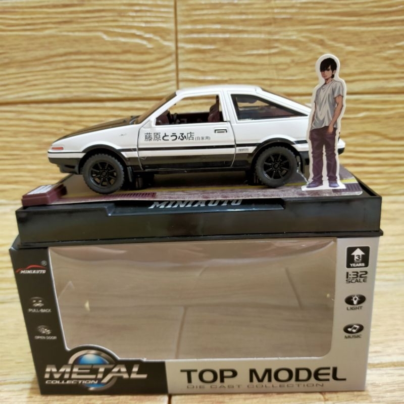 Jual Diecast Toyota Trueno AE86 gen 1 (kap hitam) Initial D die cast | Shopee Indonesia