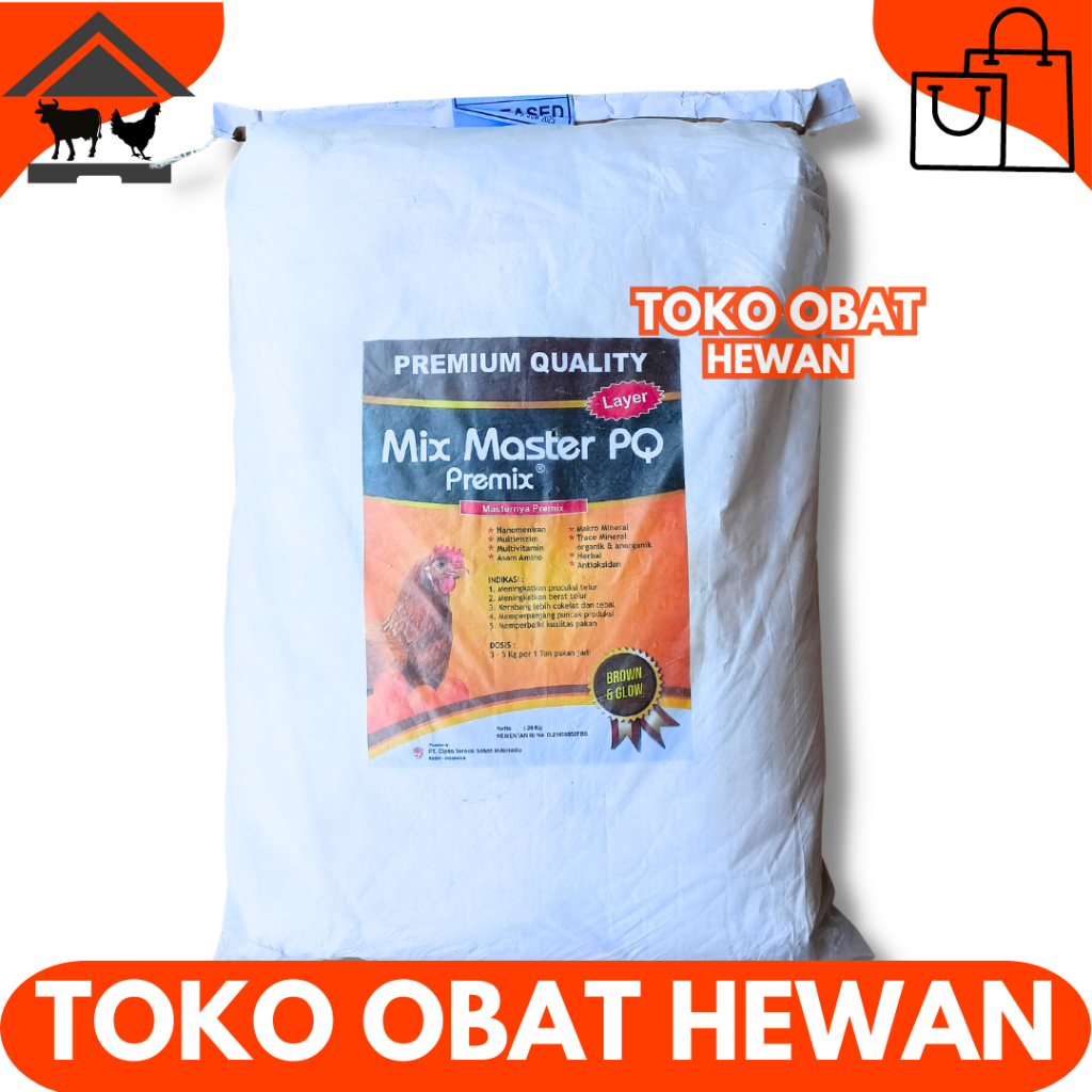 Jual MIX MASTER PREMIX LAYER PQ 30 KG (1 SAK) - Premix Ayam Petelur Pemacu Produksi & Kualitas ...