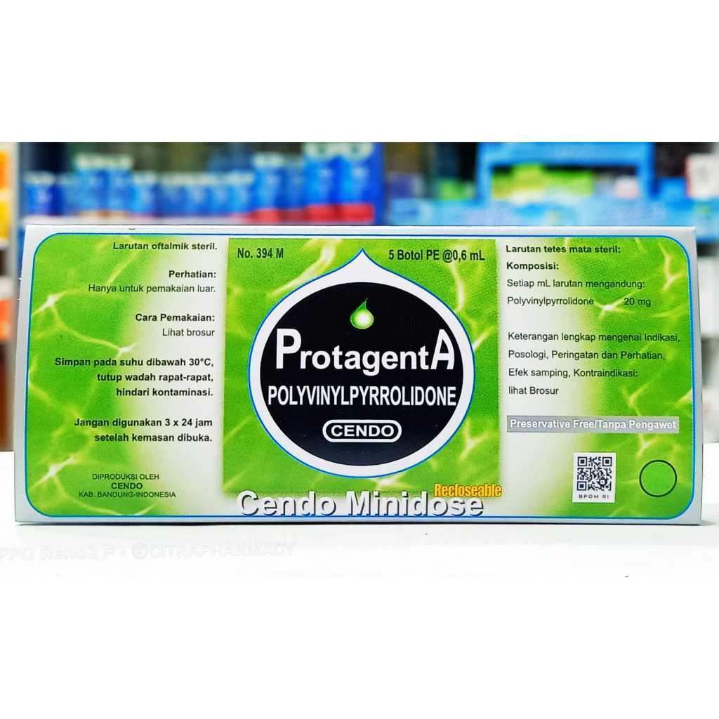 Jual CENDO 𝐏𝐑𝐎𝐓𝐀𝐆𝐄𝐍𝐓𝐀 𝐌𝐃 / 𝐌𝐈𝐍𝐈𝐃𝐎𝐒𝐄 𝐒𝐓𝐑𝐈𝐏 (𝟓𝐗𝟎,𝟔𝐌𝐋) - MENGATASI MATA ...