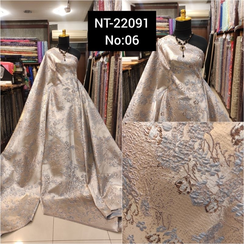 Jual kain Jacquard Premium Emboss Impor NT-22091 No:06 | Shopee Indonesia