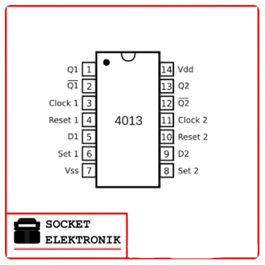 Jual IC CD4013 DIP Dual D Flip Flop | Shopee Indonesia