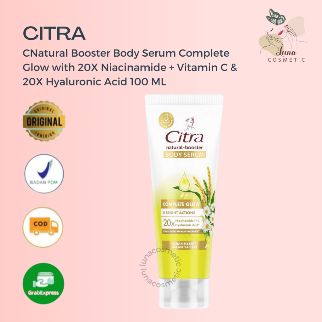 Jual Citra Natural Booster Body Serum Complete Glow with 20X ...