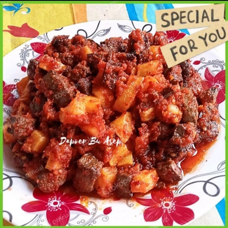 Jual Balado Ati Sapi + Kentang | Shopee Indonesia