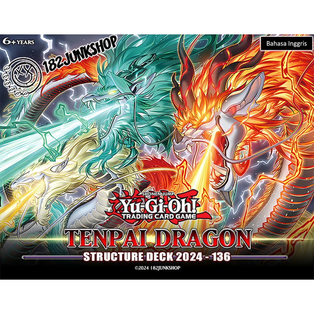 Jual Yugioh Structure Deck 136 - Tenpai Dragon / Sangen Deck - Non ORI ...