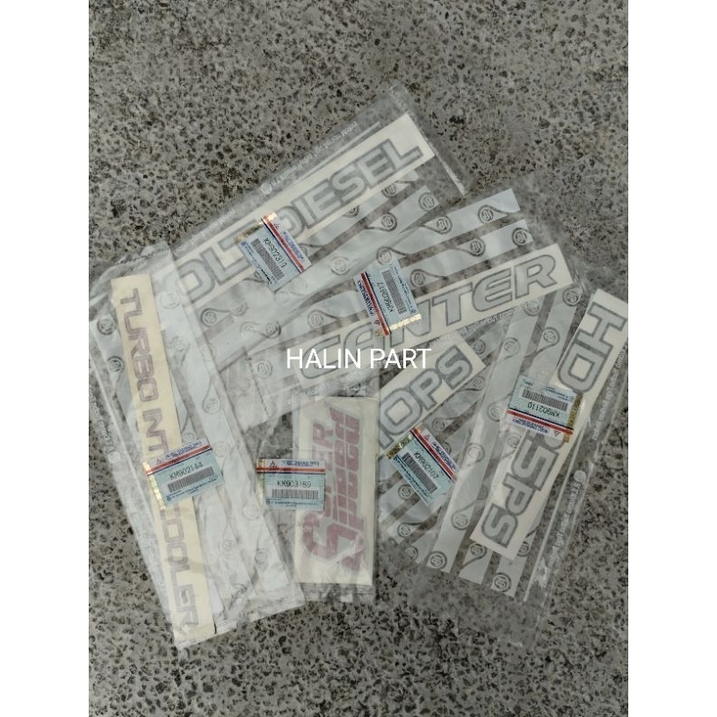 Jual STIKER CANTER ORIGINAL KTB (TURBOINTERCOOLER,COLTDIESEL,CANTER ...