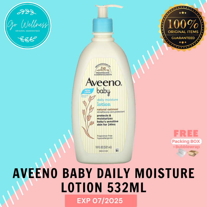 Jual Aveeno Baby Daily Moisture Lotion 532ml | Shopee Indonesia