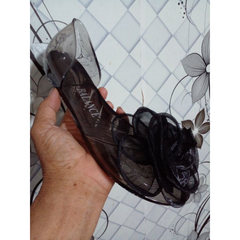 Jual 186-A/SEPATU PLAT SHOES BENING/SEPATU KACA atau transparan model ...