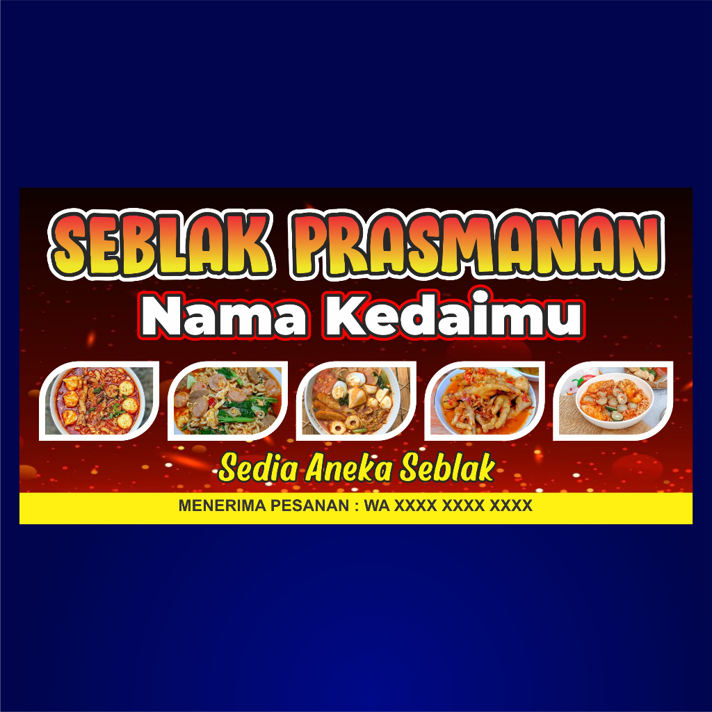 Jual Spanduk Banner Seblak Prasmanan | Shopee Indonesia