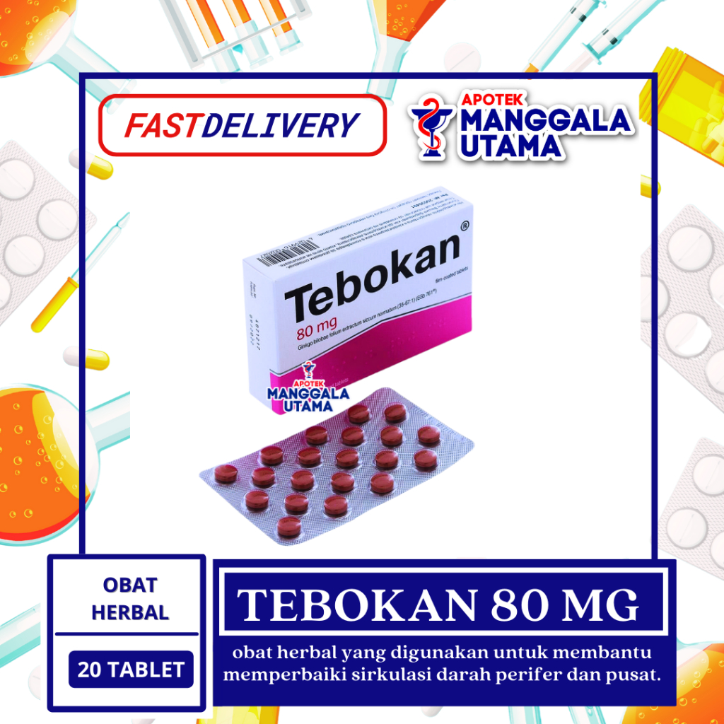 Jual TEBOKAN 80 MG ISI 10 TABLET | Shopee Indonesia