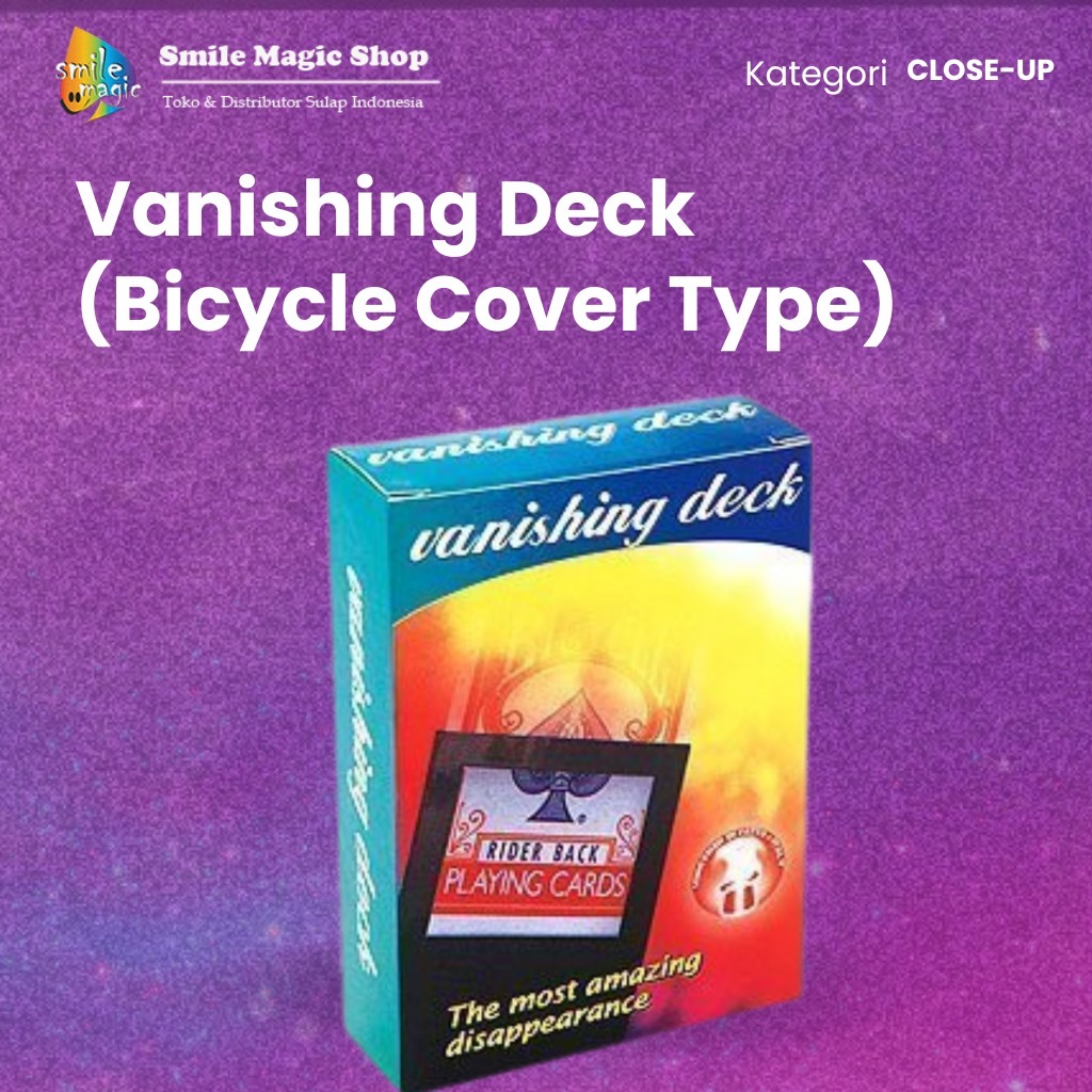 Jual Alat Sulap - Vanishing Deck (Bicycle Cover Type) - Smile Magic Shop | Shopee Indonesia