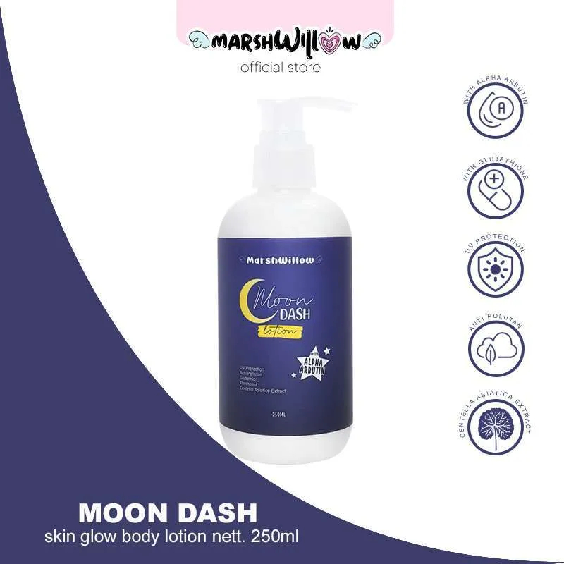 Jual Marshwillow Skin Glow Body Lotion Moon Dash 250ml | Shopee Indonesia