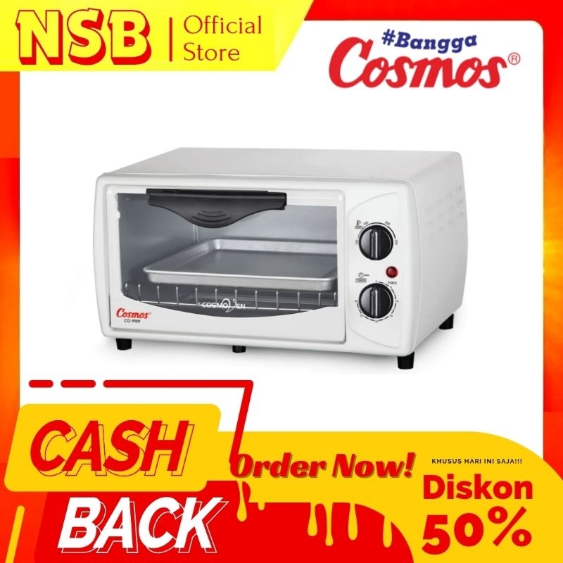 Jual Cosmos Oven Listrik 9 Liter CO-9909B ( Hitam ) Low Watt | Shopee ...