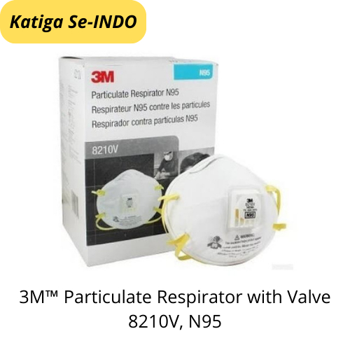 Jual 3M-8210V N95 3M™ Particulate Respirator with Valve 8210V, N95, 10 ea/B | Shopee Indonesia